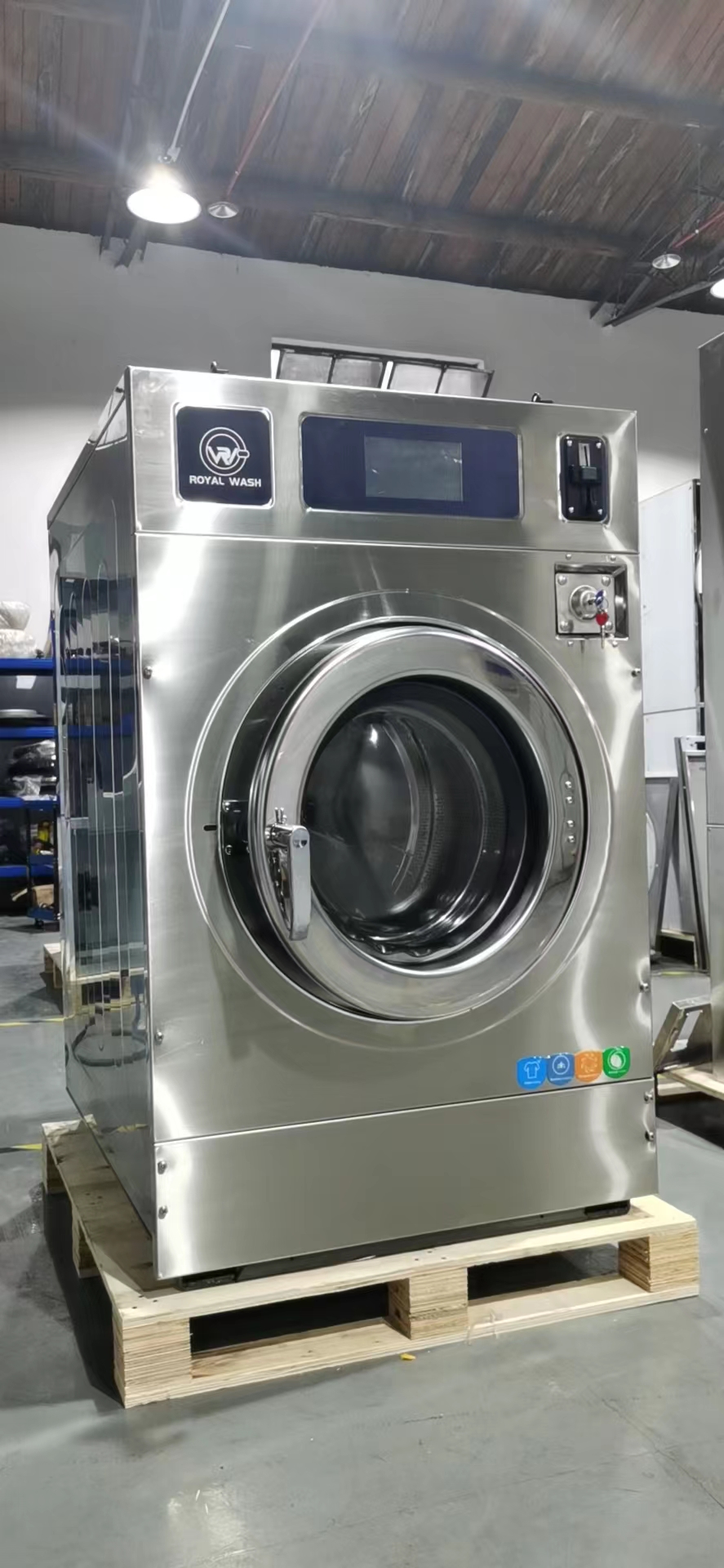 Hrad mount washing machine for hotel and self service laundry shop ...